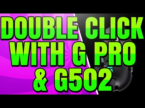 How to Double Click with the Logitech G502 and G Pro Wireless Mouse (G Hub Software)