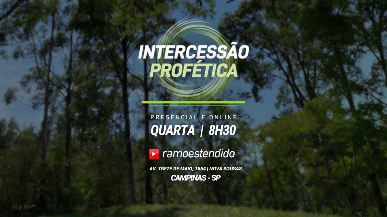 Intercessão Profética-13/5/26- UM NOVO DERRAMAR DO ESPÍRITO SANTO, UM NOVO REVESTIMENTO DO SEU PODER
