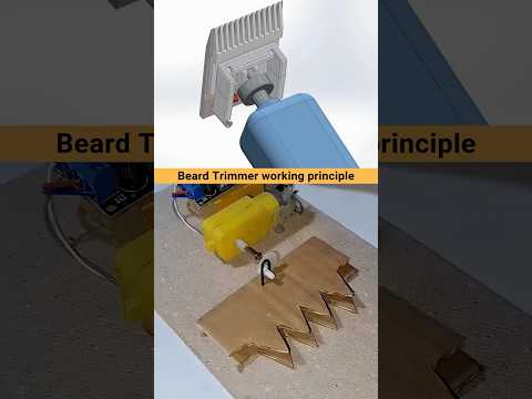 Beard trimmer working mechanical principle 🔥🙌 #cad #cam #mechanical #engineering