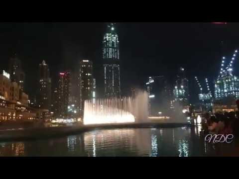 The Dubai Fountain - Burj Khalifa Fountain, Dubai Mall Fountain