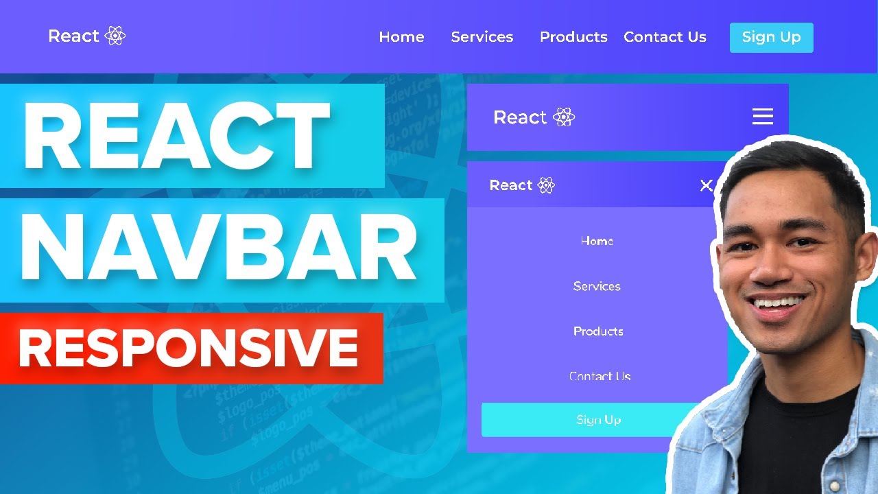 React Navbar Tutorial - Beginner React JS Project
