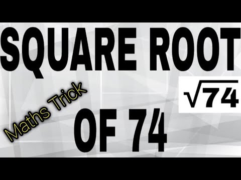 Square Root of the numbers like 17,12,13,19,29,37,74 etc...