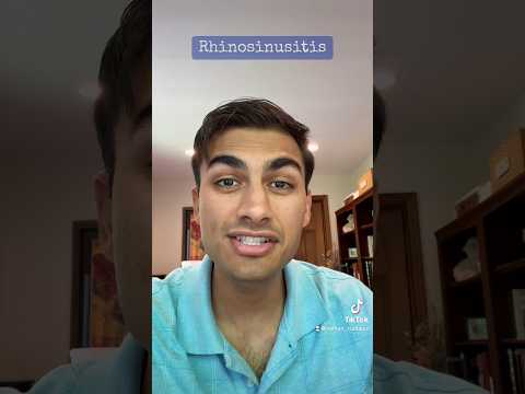 Viral vs bacterial rhinosinusitis #shorts