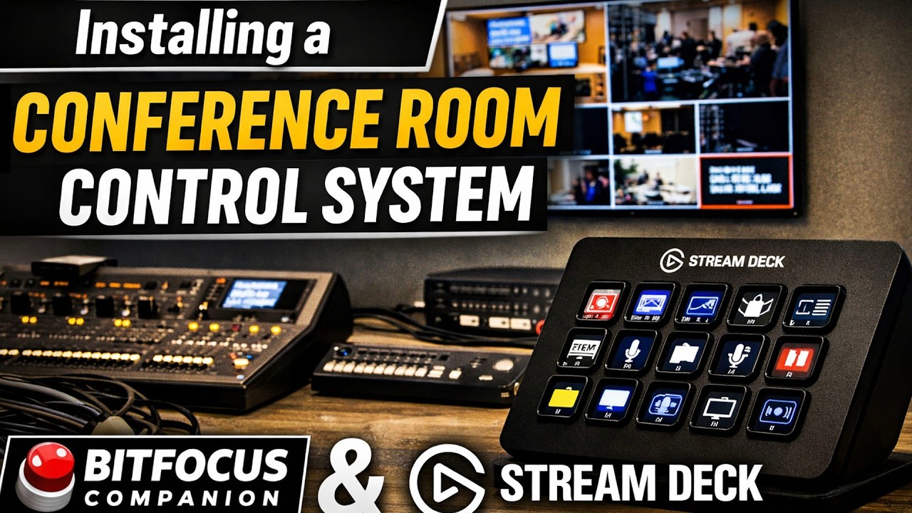 Installing a Conference Room (Control System) with BitFocus Companion/ StreamDeck