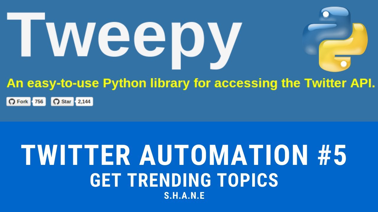 Twitter's Trending Topics with Python | #27 (Tweepy #5)