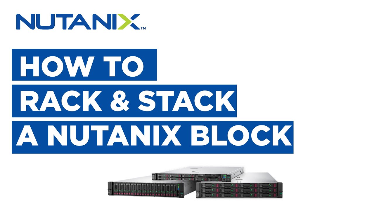 Step by step Hardware installation with Nutanix
