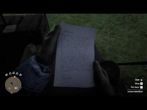Letter from Mary - SPOILERS - Missions - Red Dead Redemption 2 (PC)