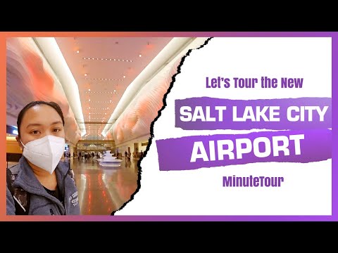 Let's Tour the New Salt Lake City International Airport - Utah | MinuteTour