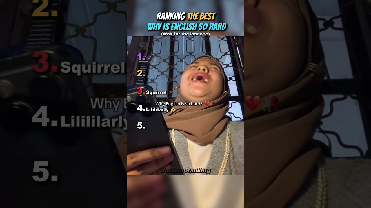 Ranking The Best “Why Is English So Hard” Moments! #ranking #shorts