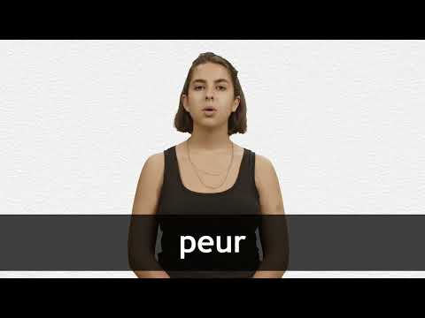 English Translation of “PEUR” | Collins French-English Dictionary