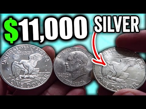 1776 TO 1976 EISENHOWER DOLLAR COINS WORTH MONEY - RARE SILVER IKE DOLLAR COIN VALUES!!