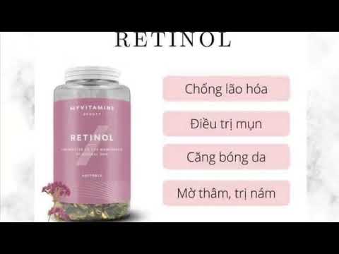 Viên uống đẹp da chống lão hóa Retinol MyVitamins lọ 90 viên | Diệp Nhung