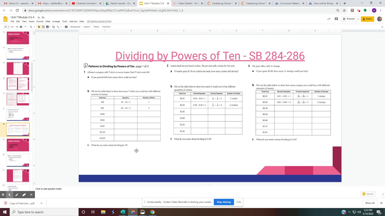 Unit 7 Module 3 Session 3