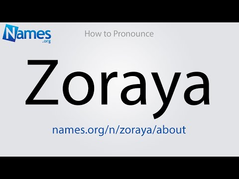 How to Pronounce Zoraya
