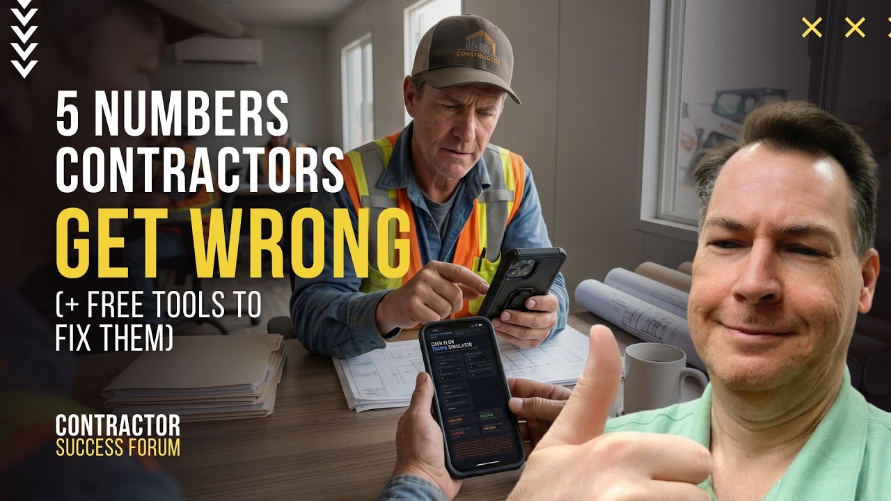 The Five Numbers Every Contractors Gets Wrong + Free Tools to Fix Them