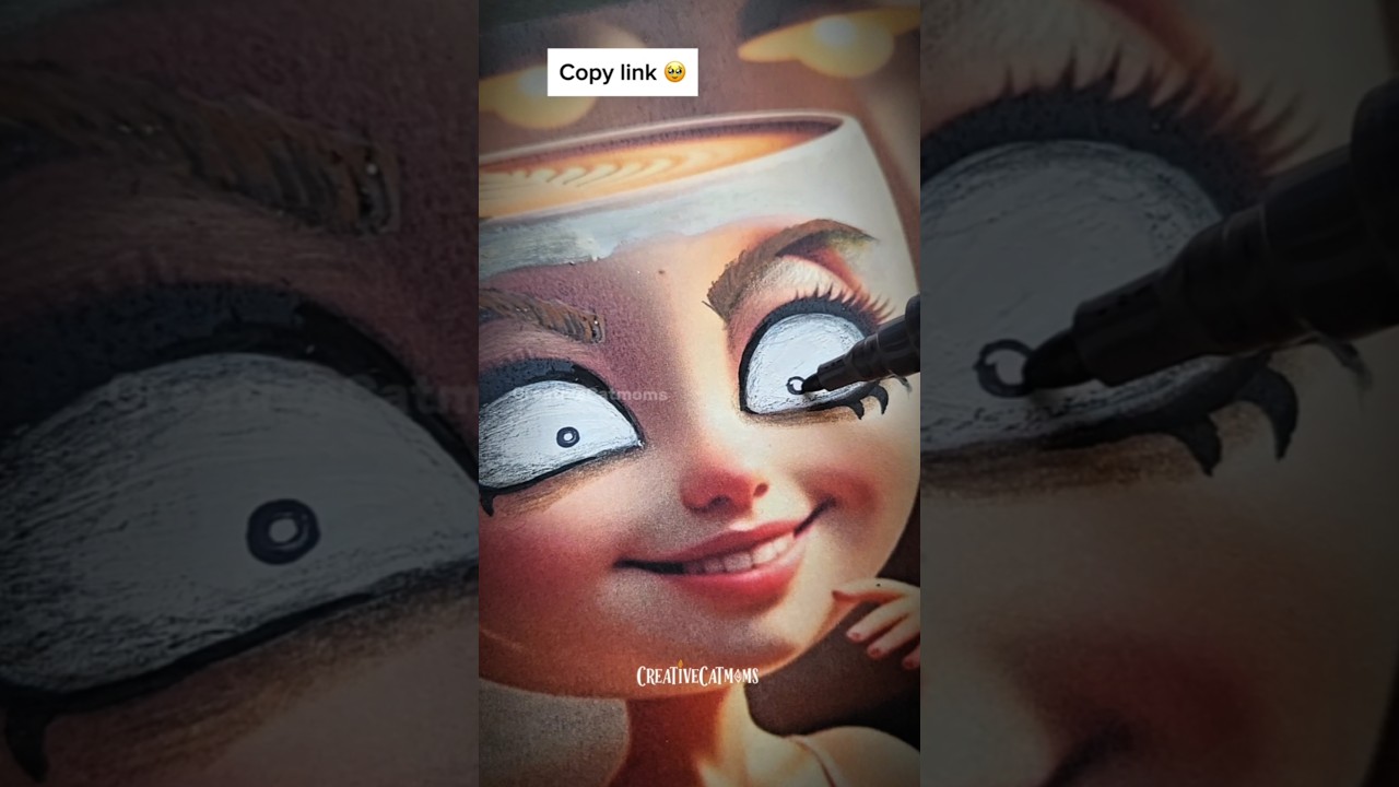Ballerina Cappuccino is Wicked🤫 #shorts #art #brainrot