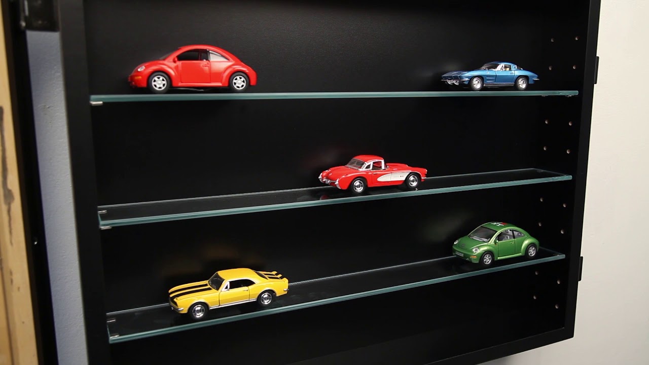 SwingFrame Custom Shadow Boxes with Shelves
