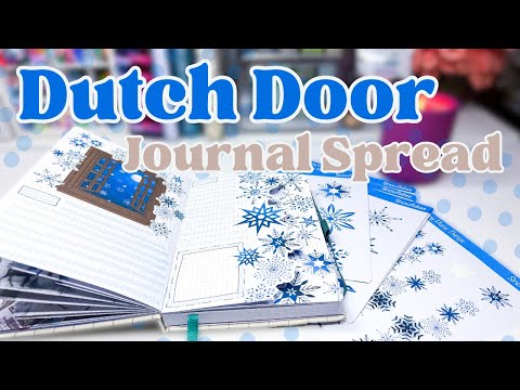 Weekly Creative Journal Setup & Plan With Me December 2024 [Dutch Door Spread + Etsy Release!]