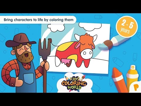 Color Activities for Toddlers And Preschoolers - Kids Coloring World -- Free Coloring Game App