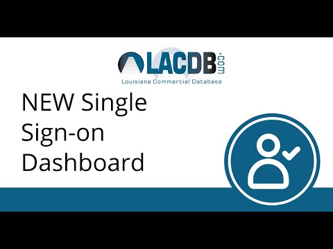 LACDB Single Sign on Dashboard