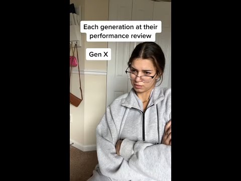 Each generation at their performance review