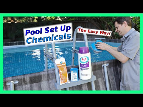 Easy Pool Chemical Set UP: Bestway above ground pool chemicals.
