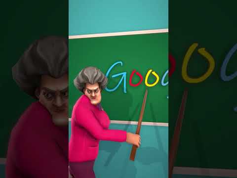 Scary Teacher 3D- Learn how to pronounce Google with Miss T!
