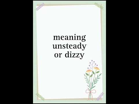 #Meaning of #woozy , correct #pronunciation & usage of #woozy #dictionary #english #translation