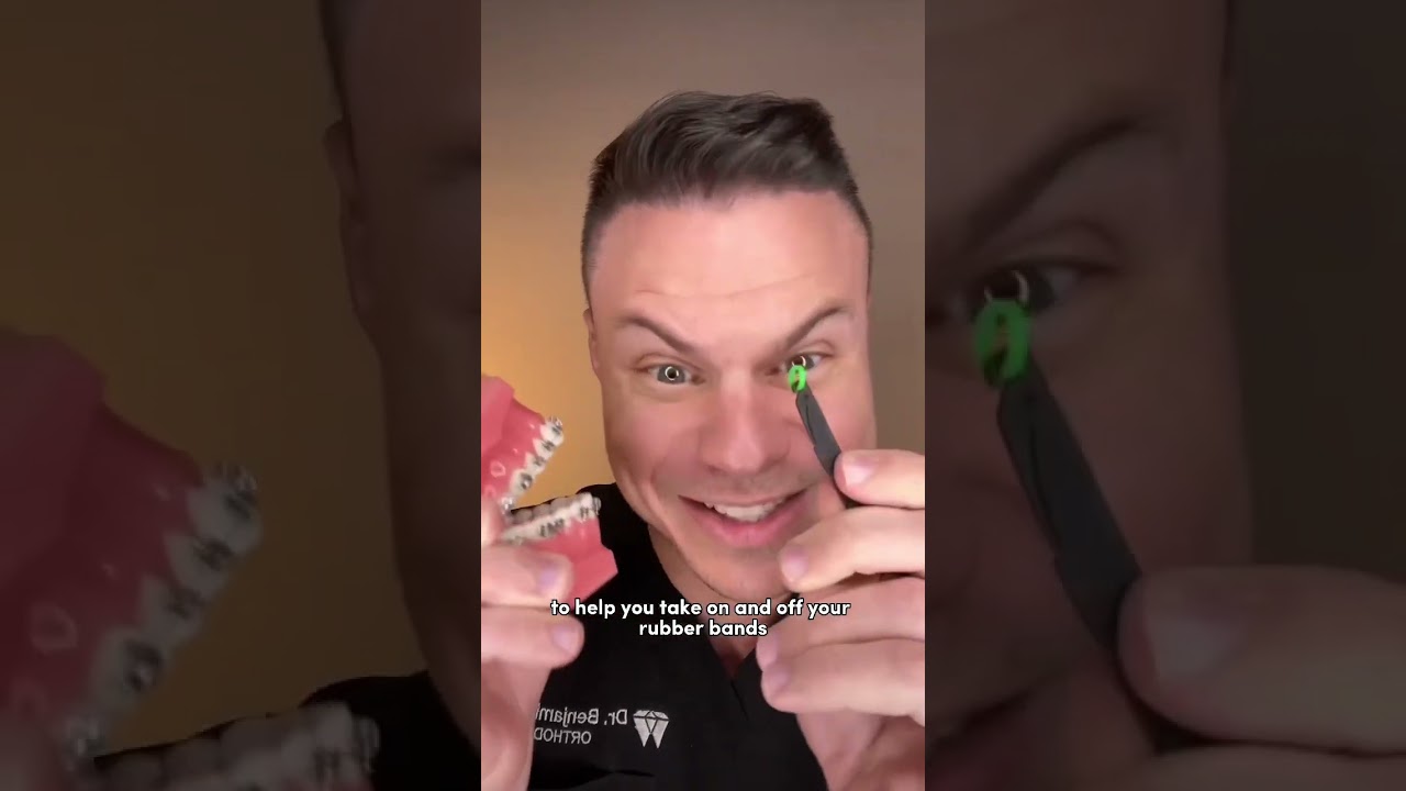 I Changed Flossing With Braces FOREVER! #shorts