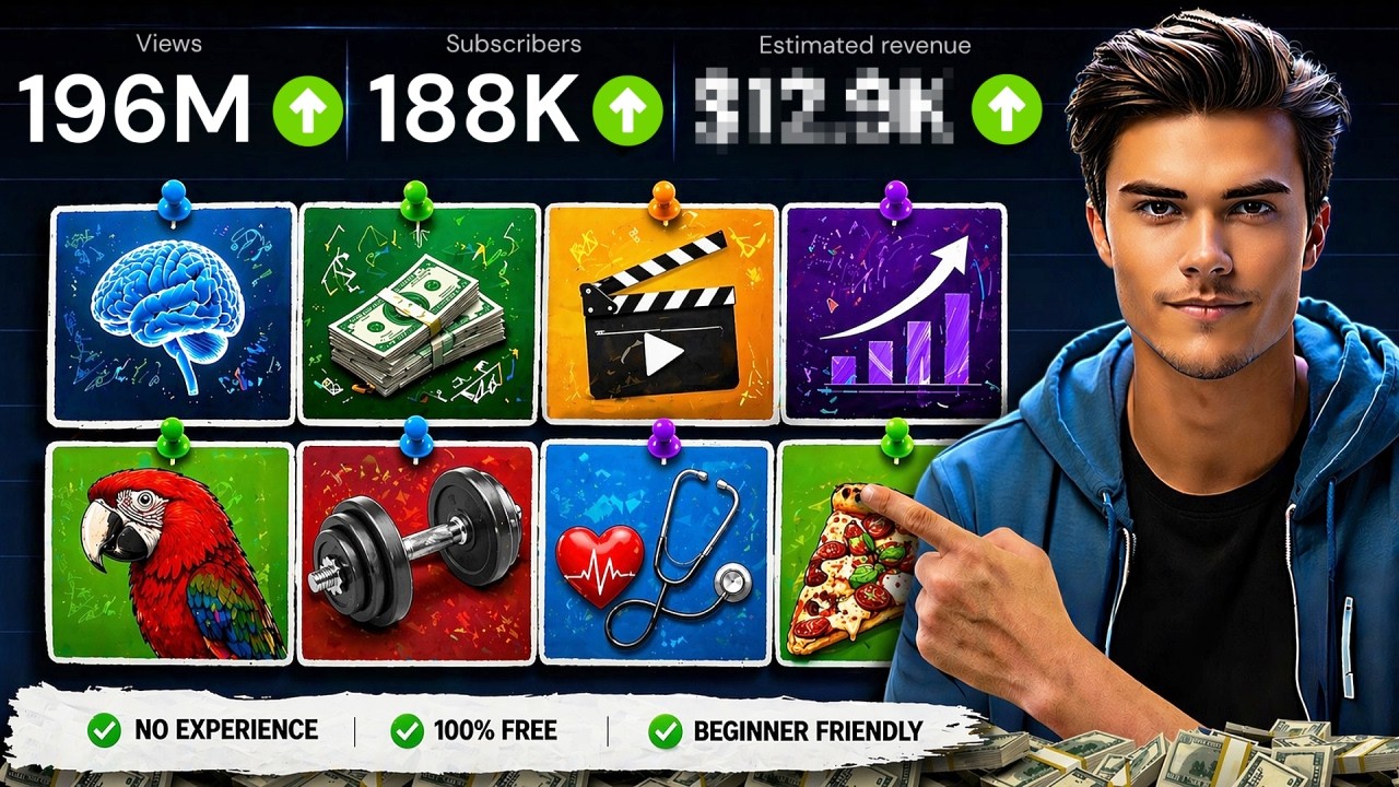 How I Make VIRAL Explainer Videos Using FREE AI Tools (FULL COURSE)