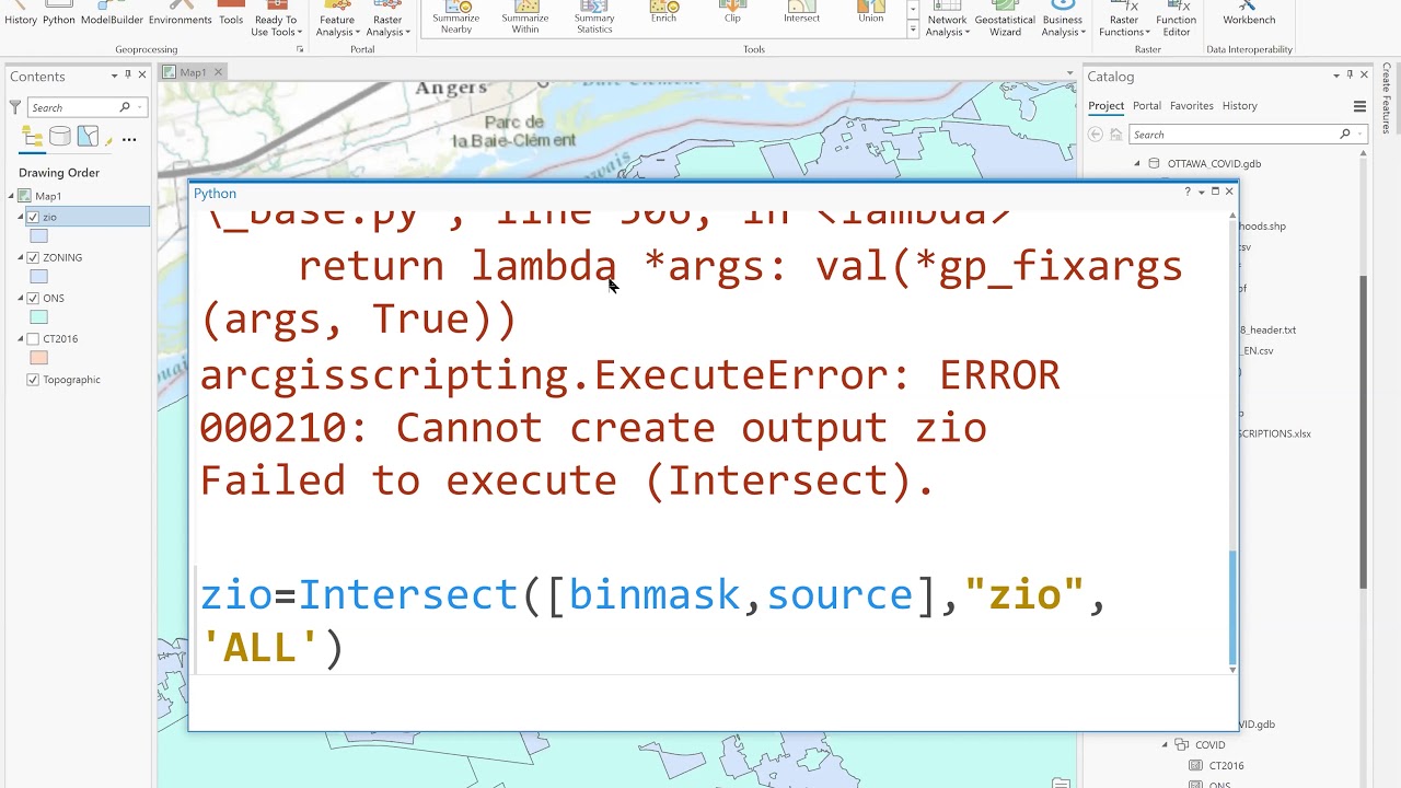 M9 COVID19 DASYMETRIC MAPPING OTTAWA ARCGIS PRO