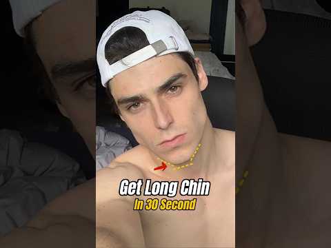 Get Long Chin In 30 Seconds 😲 #viralvideo #ytshorts #skincare