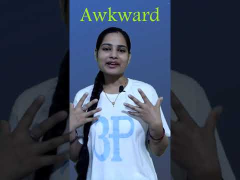 Meaning of Awkward and its usage.|#shorts #meaningandsentence #vocabulary | Abhyaas-Practise