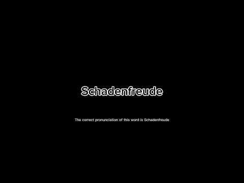 How to pronounce schadenfreude #grammar #pronunciationmatters
