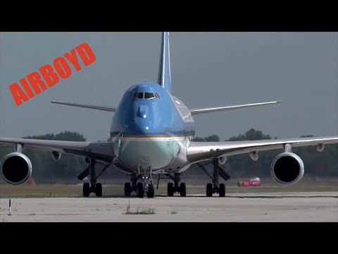 Air Force One Landing Wright-Patterson Air Force Base