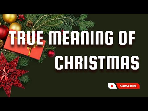 True meaning of Christmas animation.