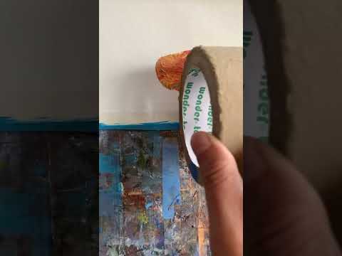 Creating a beautiful texture art #painting