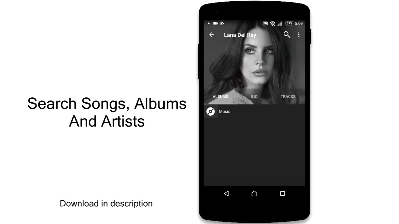 Android Music Player Source Code (Demo)