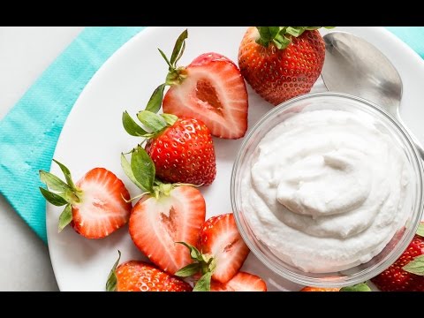 Coconut Whipped Cream - Dairy Free Dessert Recipes - Weelicious