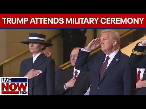 Video | WATCH: Donald Trump participates in First Honors Ceremony at ...