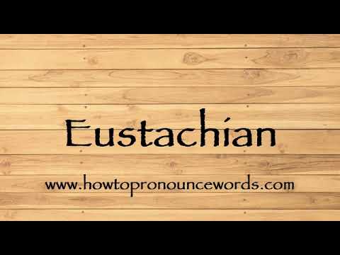 How To Pronounce Eustachian ? How To say Eustachian New Video