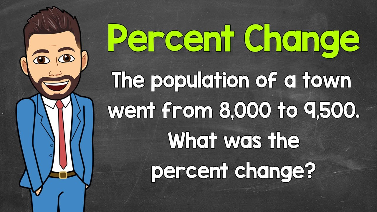 How to Calculate Percent Change | Example 1 | Math with Mr. J