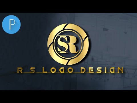 R S Logo Design Video Tutorial | sr logo design