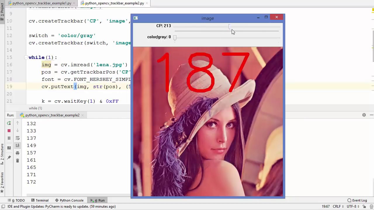 OpenCV Python Tutorial For Beginners 12 - How to Bind Trackbar To OpenCV Windows