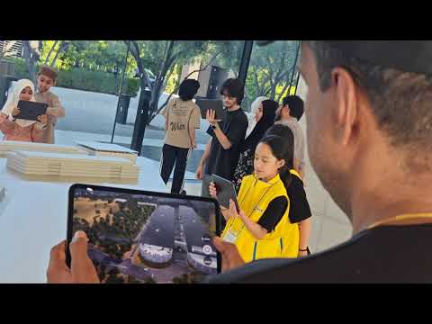 Augmented Reality Experience at Apple Visitor Centre, Apple Park, CA #apple