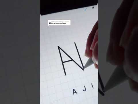 AJI || Desain Logo Nama Keren 2021
