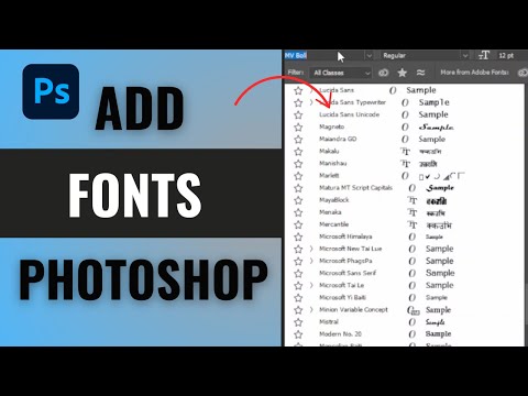How to Add Fonts in Photoshop