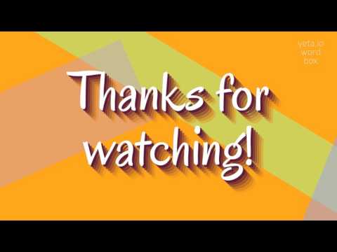 PROTECTED - HOW TO PRONOUNCE PROTECTED?