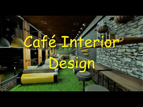 Amazing Cafe/Restaurant Interior Design - 3D Animation / THE JUNKYARD CAFE
