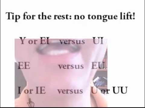 Afrikaans vowels: rounded and unrounded